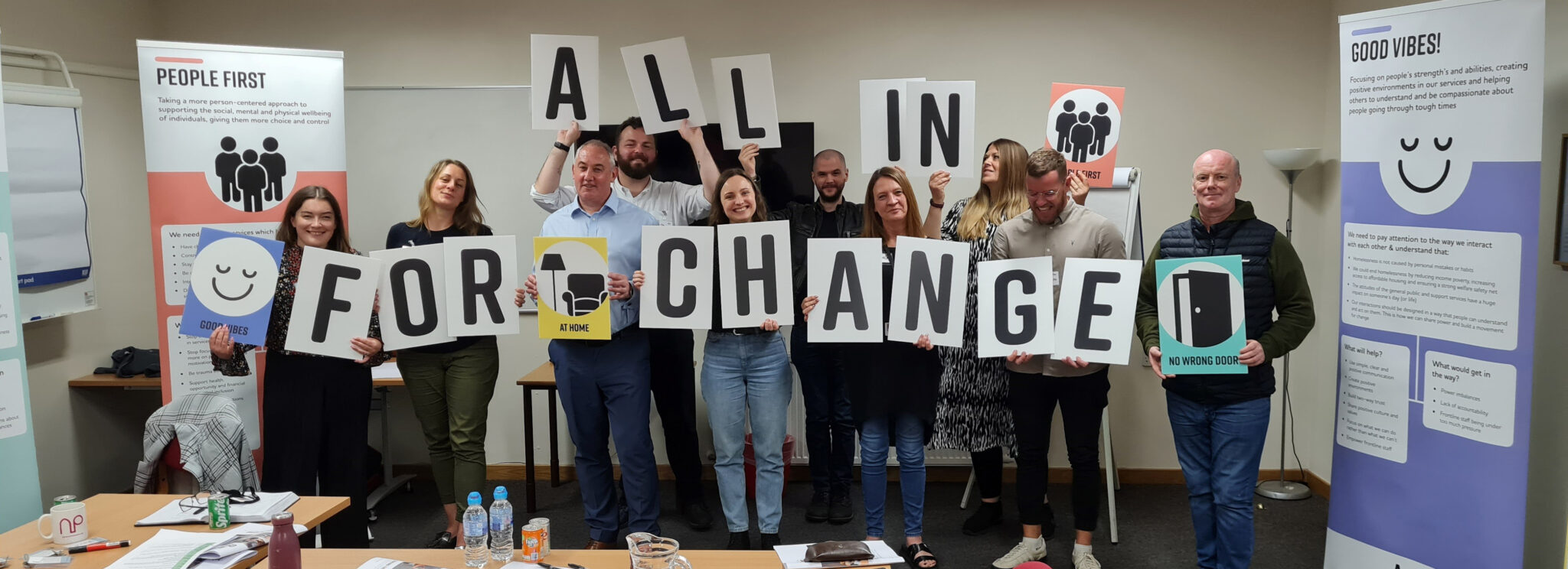 All in for Change hailed for 3 years of action and influence - Homeless ...