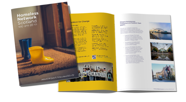 Homeless Network Scotland: we are all in